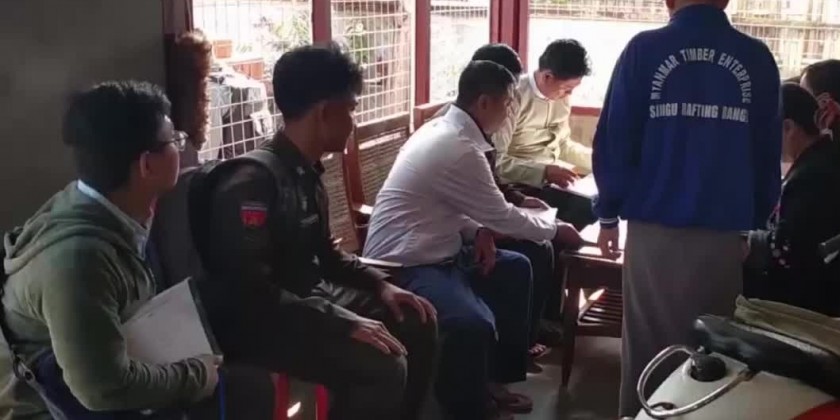 Biometric data &household lists: Ground data collection is conducted in Singu | Myanmar ...